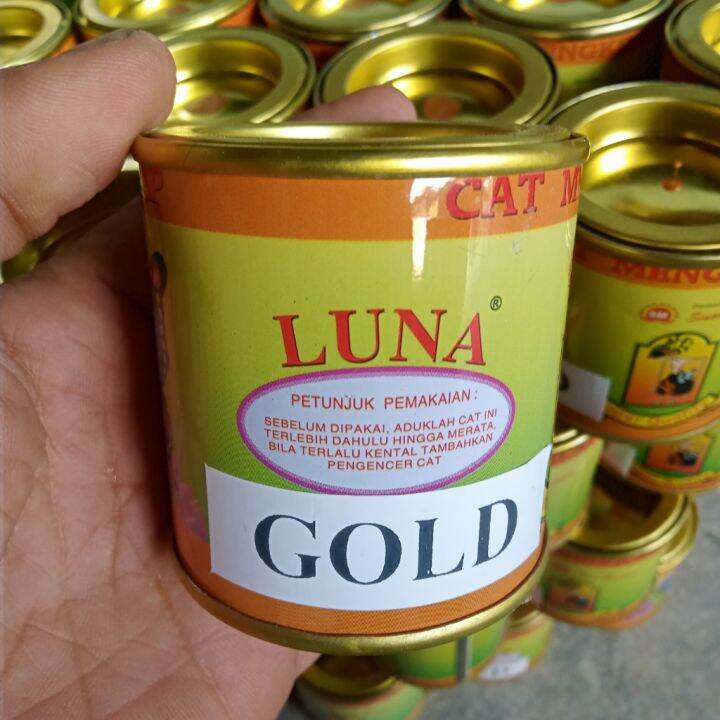 CAT BESI GOLD,CAT EMAS,GOLD,CAT MURAH CAT GOLD KECIL BAGUS CAT LUNA ...