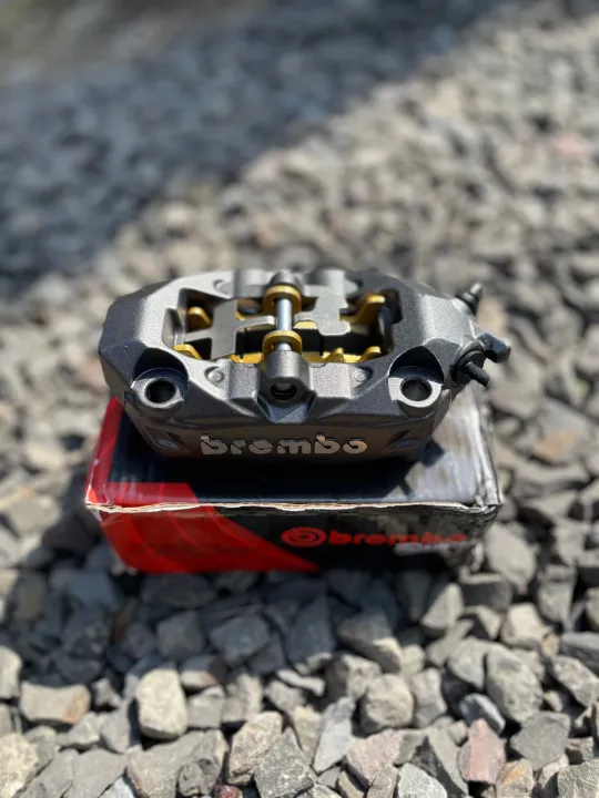 KALIPER BREMBO M432 MONOBLOK 4 PISTON 4P 100 PITCH DETAIL ORIGINAL | Lazada Indonesia