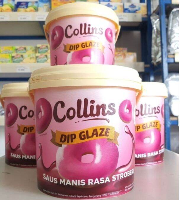 SELAI COLLINS 1KG ( RASA STROBERI ) packing free bubblewrap/kardus ...