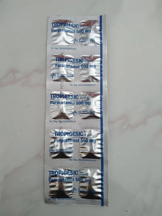 paracetamol TROPIGESIC 500mg | Lazada Indonesia