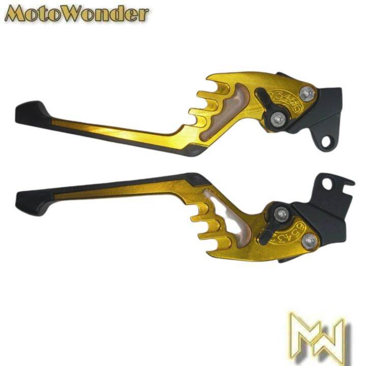 BRAKE LEVER CT100 MOTORCYCLE TRANSFORMER DESIGN GOLD COLOR | Lazada PH