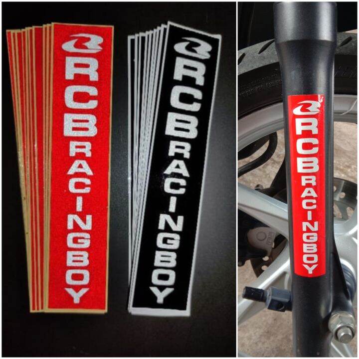 Stiker shock bottom RCB racing boy stiker motor | Lazada Indonesia