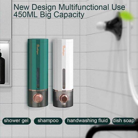 Manual soap & alcohol dispenser | Hand Press Wall Mounted Liquid Soap ...