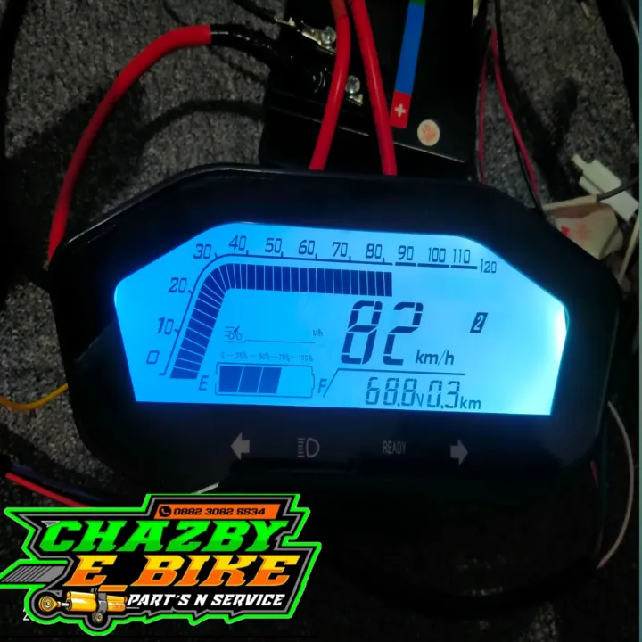 speedometer motor listrik. 48v-120v lengkap | Lazada Indonesia