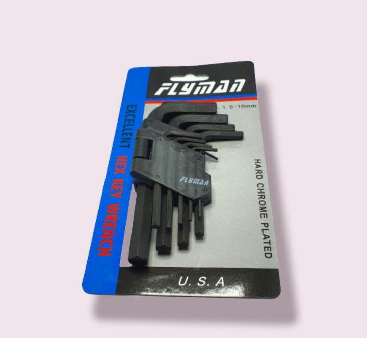 9-PCS SHORT ALLEN WRENCH SET HEAVY DUTY | Lazada PH