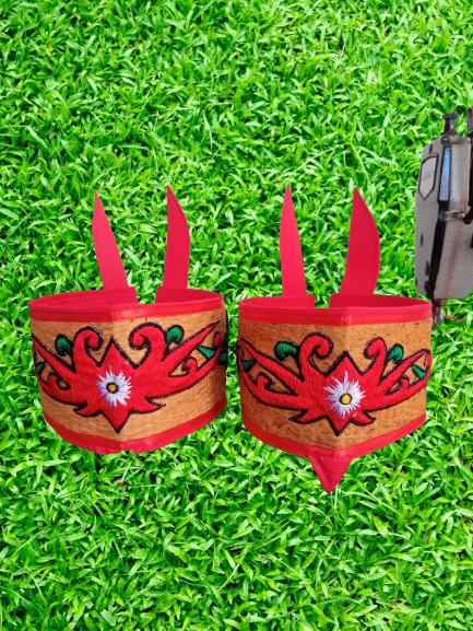 lawung border khas dayak Kalimantan atau peci | Lazada Indonesia