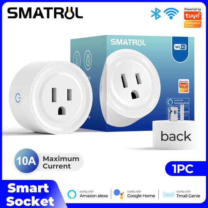 SMATRUL Smart Wifi Plug wifi Socket Switch with Power moniter Remote ...