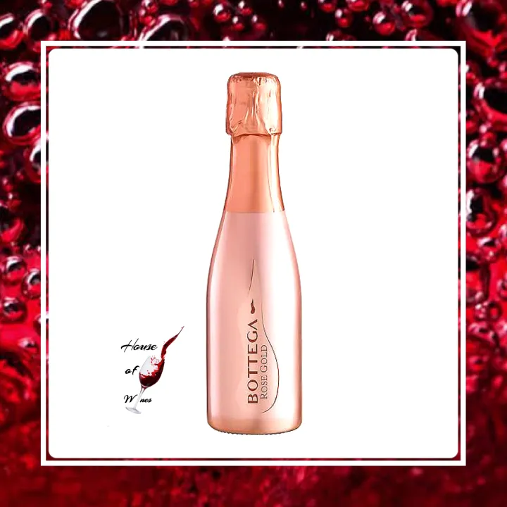 Bottega Rose Gold Prosecco | 200ml Miniature | Italian Sparkling Wine ...