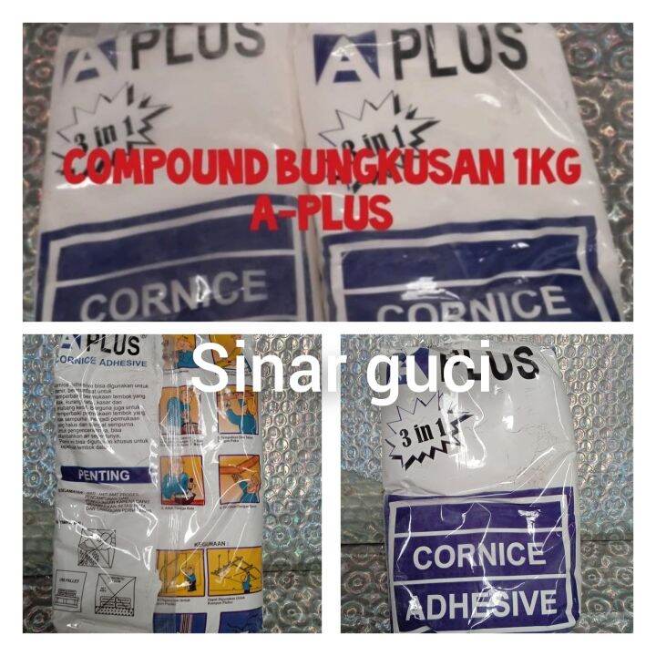 Compound Gypsum A Plus 1 kg Compon Dempul | Lazada Indonesia