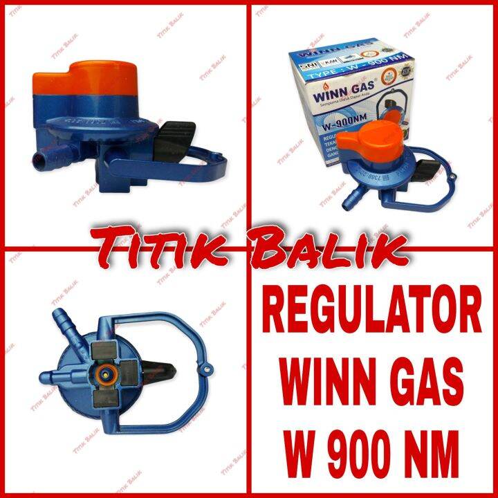 Regulator Kompor Gas Winn Gas W 900 NM / Non Meter Triple Lock 3 Kunci ...