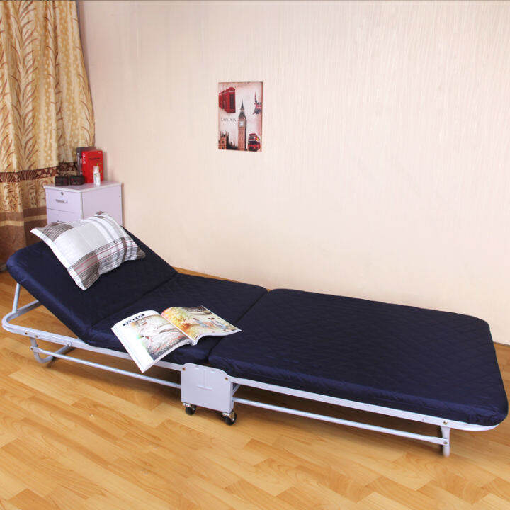 Pasirui Lightweight and Extra Thick Folding Bed Plank Bed Office Noon ...