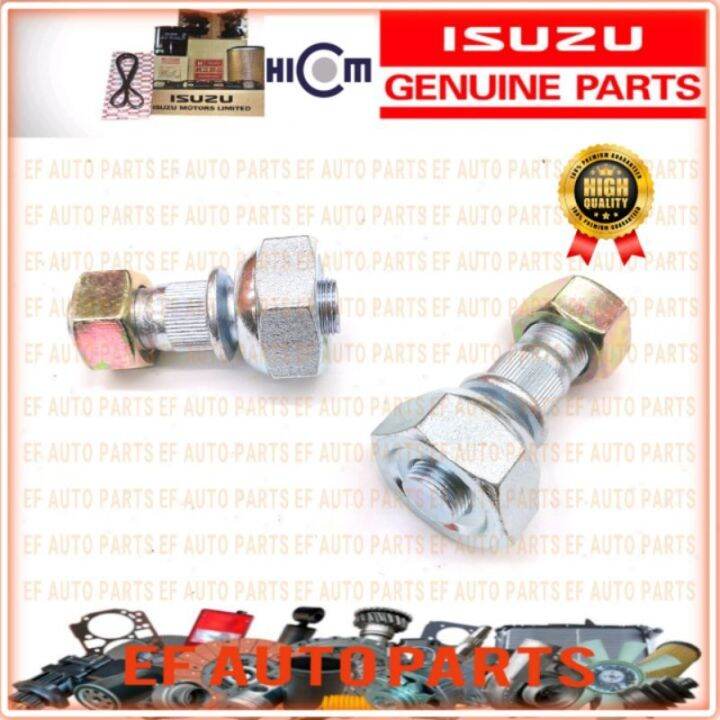 HIGH QUALITY ISUZU NPR HICOM 4.3 FRONT WHEEL HUB BOLT LEFT RIGHT NUT ...