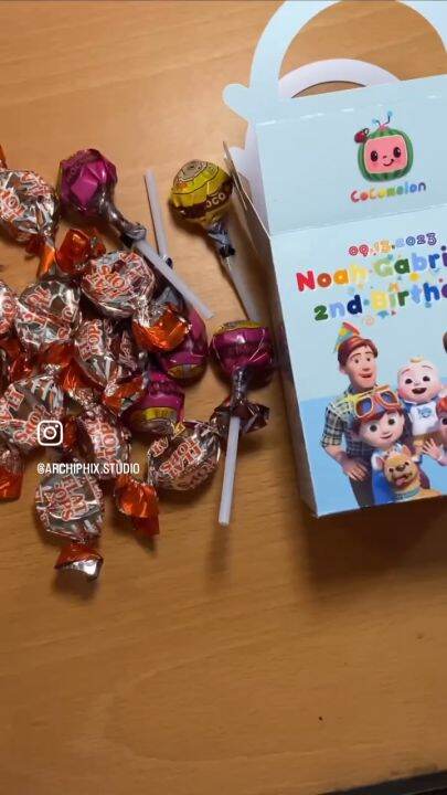 Personalized Mini Birthday Party Loot Box Theme Giveaways or Prize For ...