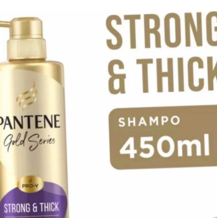 Pantene Pro-V Gold Series Strong and Thick Sampo 450 ml | Lazada Indonesia