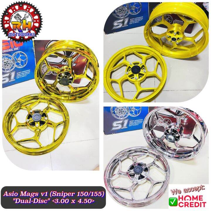 ASIO MAGS v1 for Sniper 150/155 "Dual-Disc Ready" | Lazada PH