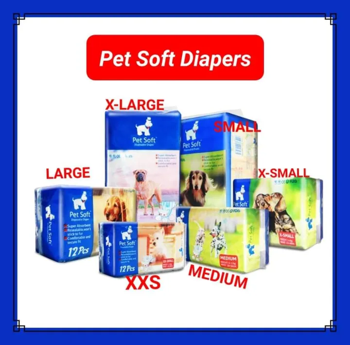 Pet Soft Disposable Diapers For Female Dogs (Per Pack) | Lazada PH