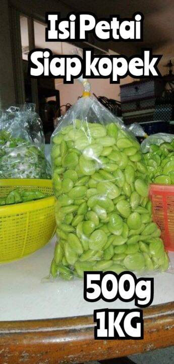 Isi Petai Kopek/Biji Besar/Fresh/Gred A/Vacuum | Lazada