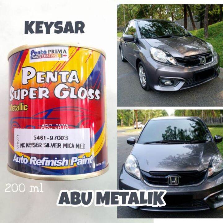 Cat Penta Super Gloss 200gr NC Keysar Silver Mica Met 97003 Silver ...