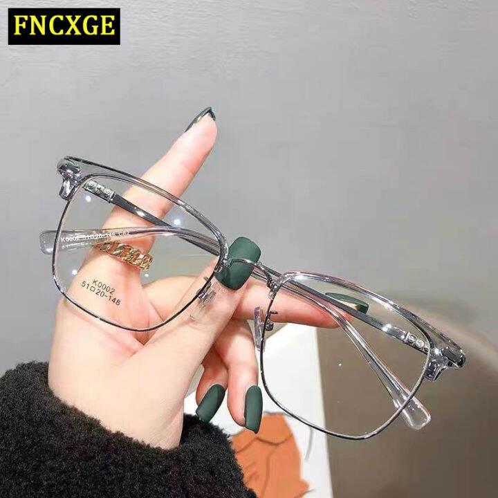 FNCXGE แว่นตาสายตาสั้น (0 ถึง -600) แว่นตาป้องกันแสงสีฟ้า แว่นตาแฟชั่น แว่นตาผู้หญิง แว่นตา ...