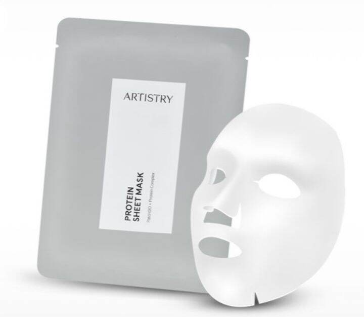 ชีทมาส์ค แผ่นมาส์ก อาร์ทิสทรี โปรตีน sheet mask protein artistry แผ่น ...