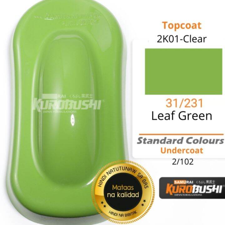 SAMURAI SPRAY PAINT LEAF GREEN 31/231 ( STANDARD COLORS) 400ML | Lazada PH