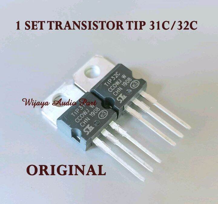 SET TRANSISTOR TIP 31C TIP 32C ORIGINAL ST TIP31C TIP 32C | Lazada Indonesia