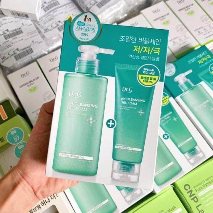Dr.G pH Cleansing Gel Foam 200ml + 100ml | Lazada.co.th