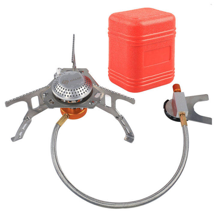 Outdoor Split Gas Stove Portable Furnace Head Long Gas Tank Gas Stove ...