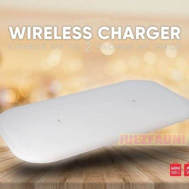 ORIGINAL MINISO WIRELESS CHARGER (White) by Miniso | Lazada PH