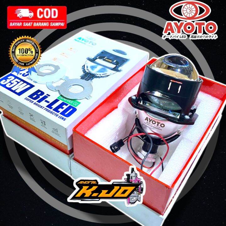 Projie Proji Projector Biled sniper Ayoto LASER 2,5 inch 35 W Hi Low ...