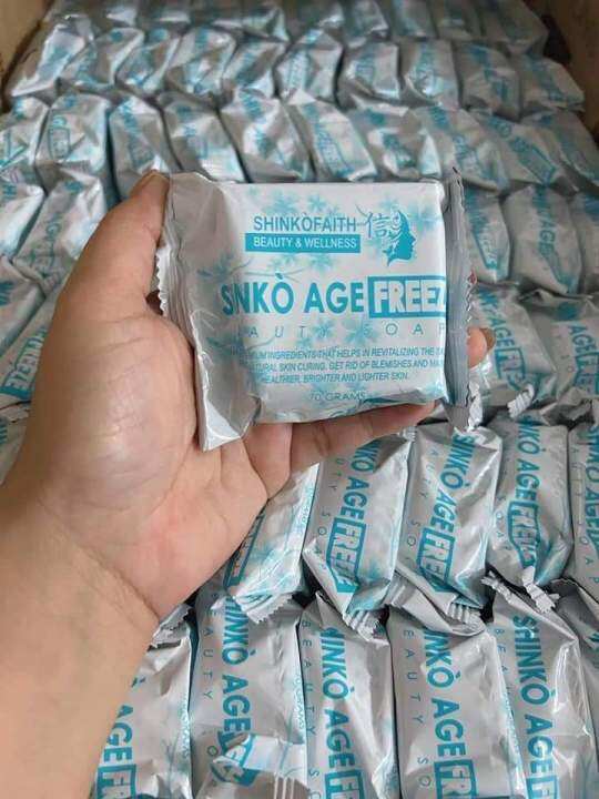 SHINKO AGEFREEZE BEAUTY SOAP 70g | Lazada PH