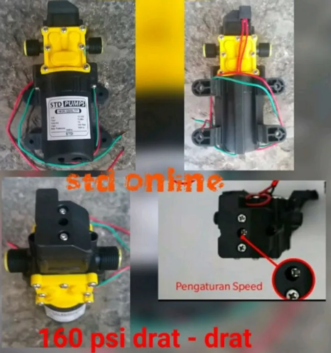Pompa steam Dc 160psi 12v ( MODEL DRAT - DRAT) | Lazada Indonesia