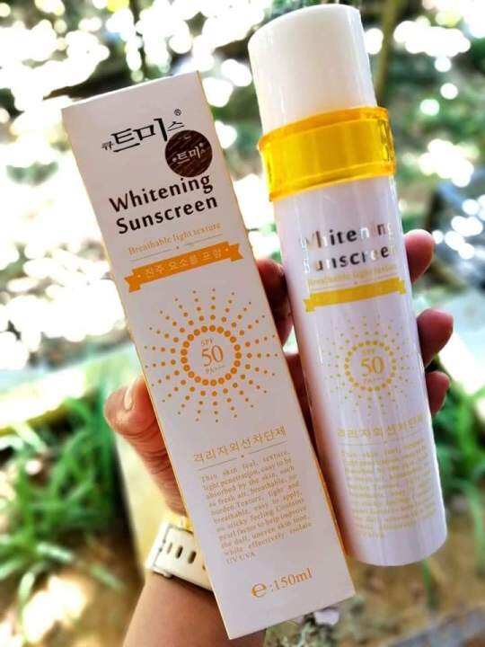 KOREAN WHITENING SUNSCREEN LOTION SPF 50 | Lazada PH