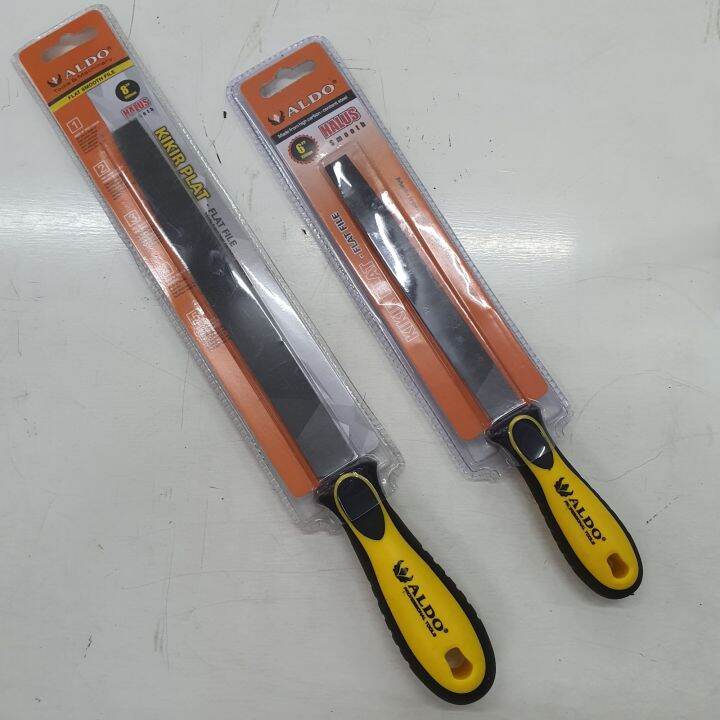 Kikir plat halus gagang fiber / kikir plat 8 inch / Flat smoot file 8 ...