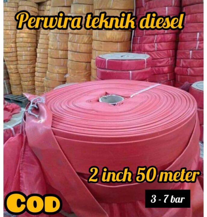 selang mesin pompa air 2 inch 50meter / selang alkon 2 inch 50meter ...