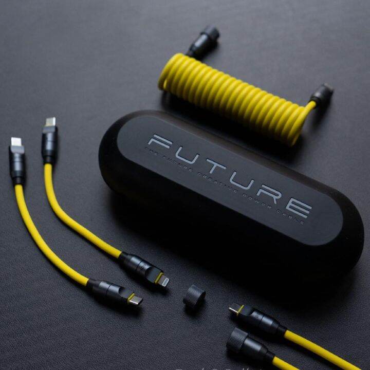 Bộ dây cáp sạc nhanh đa năng AOHI Future USB-C tuỳ chỉnh độ dài tối đa 240w PD 3.1 tiện lợi BH ...