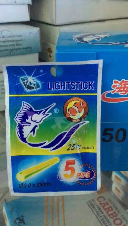 Starlite / lightstik / fosfor Lampu Pancing ukuran 3.0 x 25mm isi 5pcs ...
