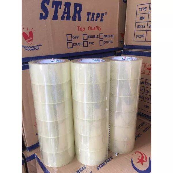 Isolatip lakban bening 4.5mm Star tape | Lazada Indonesia