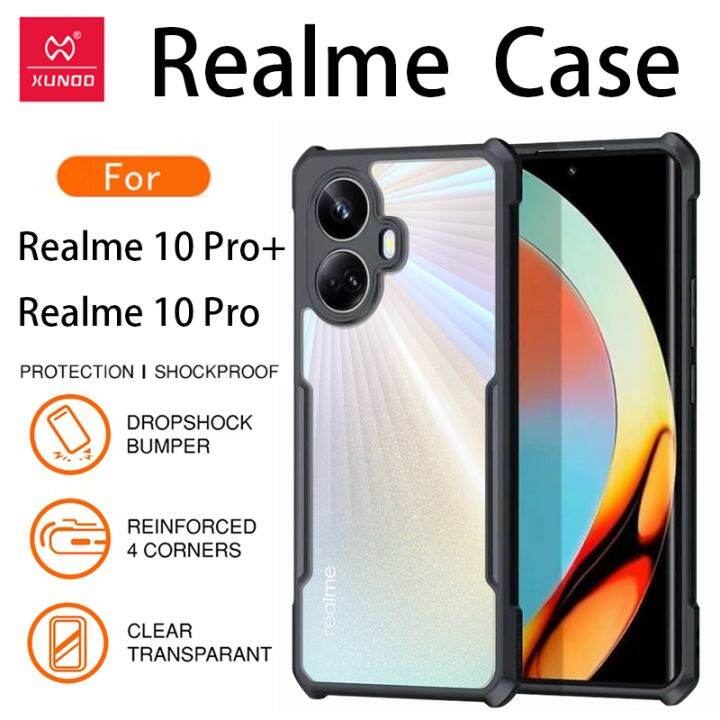 XUNDD Phone Case For Realme 10 Pro+ / Realme 10 Pro Case 4-corner TPU ...