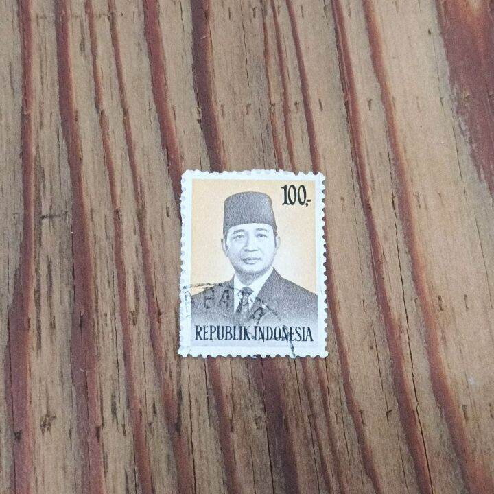 PERANGKO JADUL RP 100 SOEHARTO TAHUN 1974 KOLEKSI FILATELI STAMP ...