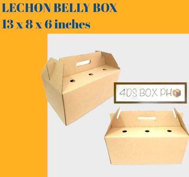 LECHON BELLY BOX / TAKE OUT BOX /25pcs, 50pcs | Lazada PH