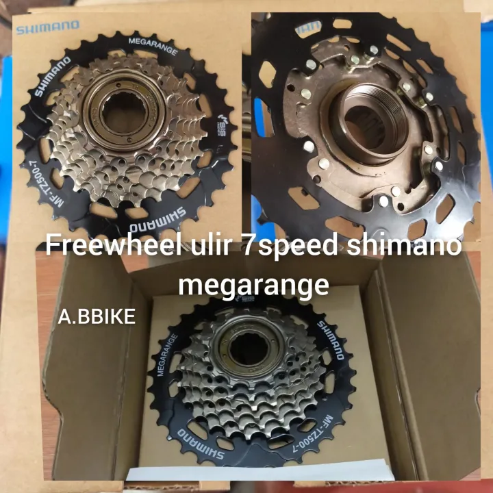 sprocket 7 speed Shimano megarage 14t-34t, freewheel 7 speed Shimano ...