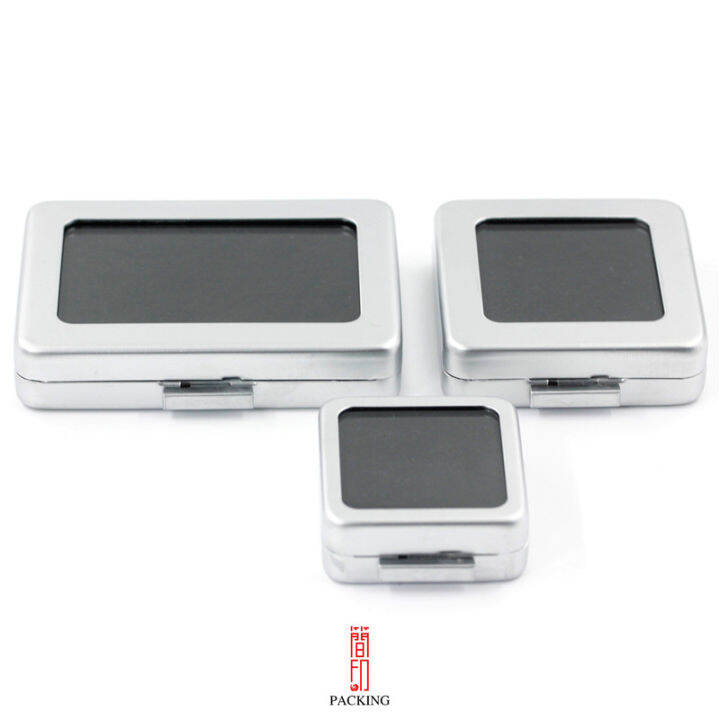 Hong Kong Style Stainless Steel Metal Diamond Box Ultra-Thin Gem Box ...