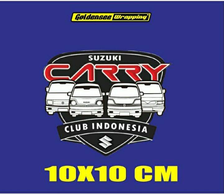 Sticker printing Logo SCCI 10x10 CM.(SUZUKI CARRY CLUB INDONESIA ...
