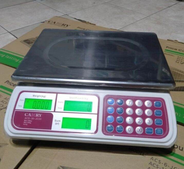 CAMRY TIMBANGAN DIGITAL 30 KG ACS 30 JC 33 TIMBANGAN DIGITAL PRICE ...