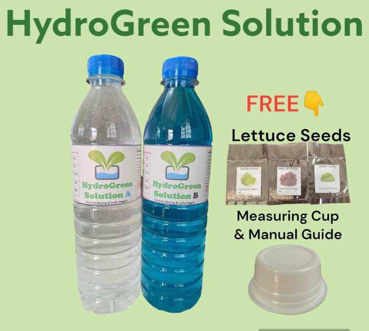 Hydrogreen Nutrient Solution (500ml each)for plant and leafy veggies ...