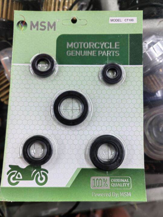 motorcycle oil seal kit mio/ct100/xrm/dream/tmx/rs100/w125/shogun ...