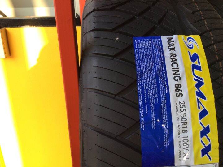 Sumaxx 255/50R18 MAX RACING 86S ราคา1เส้น (ยางใหม่ปี2023) | Lazada.co.th