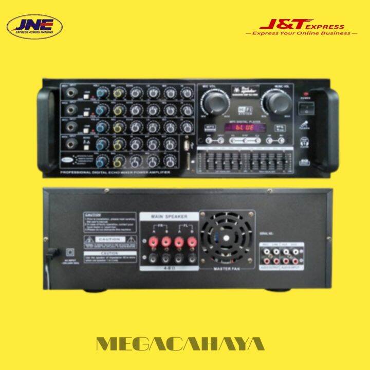 Power Amplifier Mixer Karaoke Bluetooth Eq / Audio Ampli Sound System | Lazada Indonesia