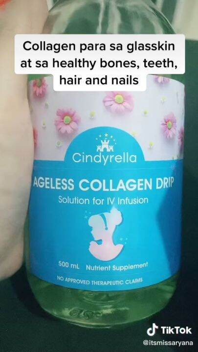 Cindyrella Ageless Collagen Drip Set:Glutathione, Vitamin C & Placenta ...